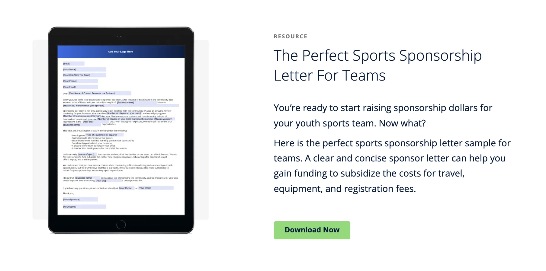 The Perfect Basketball Sponsorship Letter For Teams - TeamSnap Blog ...