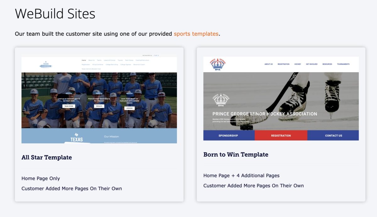 Best Youth Sports Website Tips: How to Use Design Templates | TeamSnap
